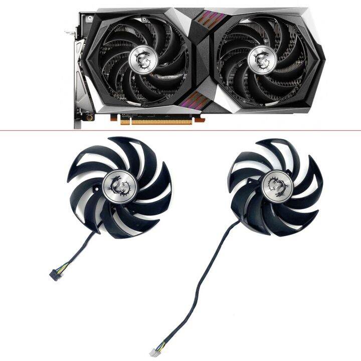 Original Cooling Fan For MSI Geforce RTX 3060 GAMING X Geforce RTX 3060 ...