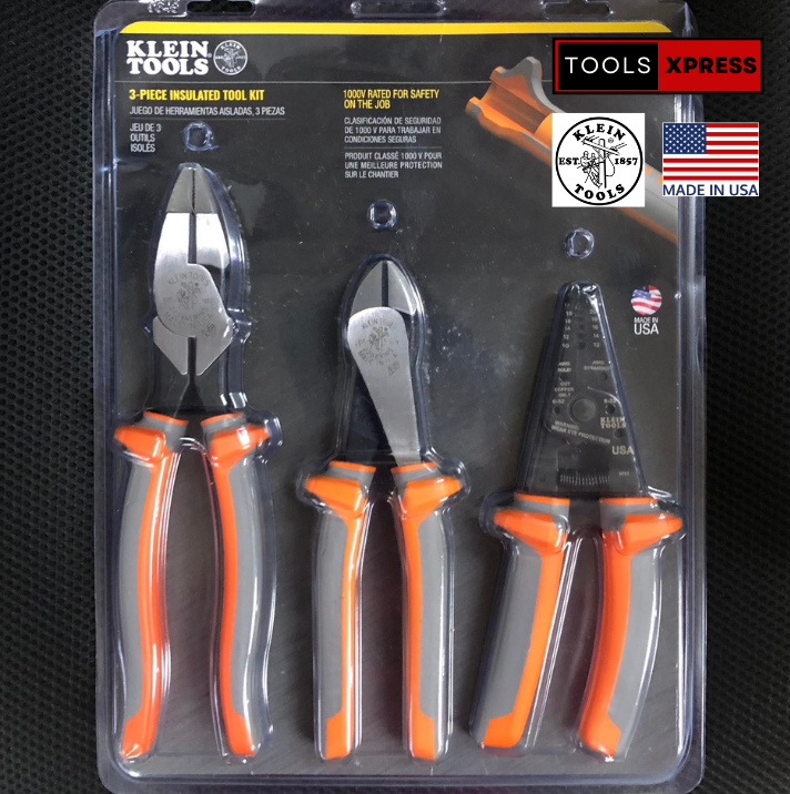Klein Tools 3-Piece Insulated Tool Kit [9416R] | Lazada PH