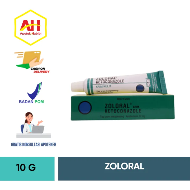 Zoloral Joloral Cream Krim 10g Obat untuk menghilangkan gatal karena ...