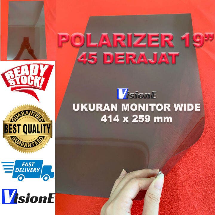 Polarizer Lcd monitor 19 inch 45 derajat dimensi 414*259 mm | Lazada ...