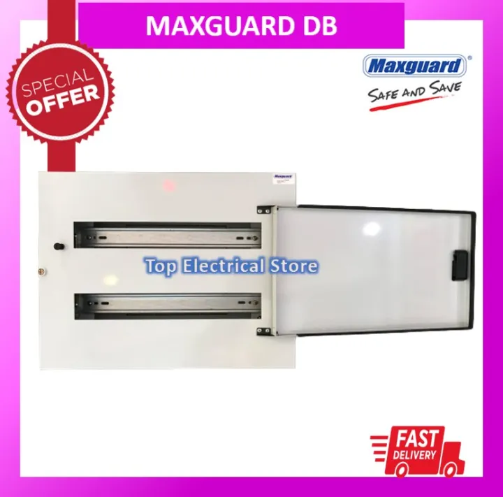 MAXGUARD METAL CLAD DB2036E 2 ROW 36WAY DB BOX | Lazada