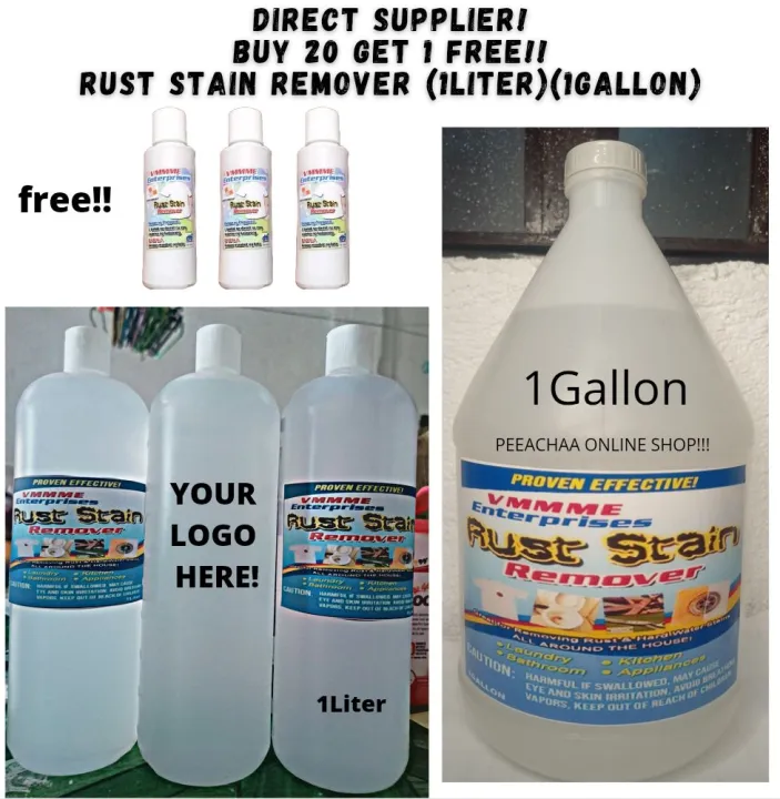 Rust stain remover 1gallon and 1liter (kalawang expert) | Lazada PH