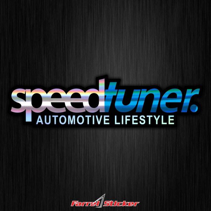 STIKER SPEED TUNER STICKER SPEEDTUNER 12 CM PrintCut | Lazada Indonesia
