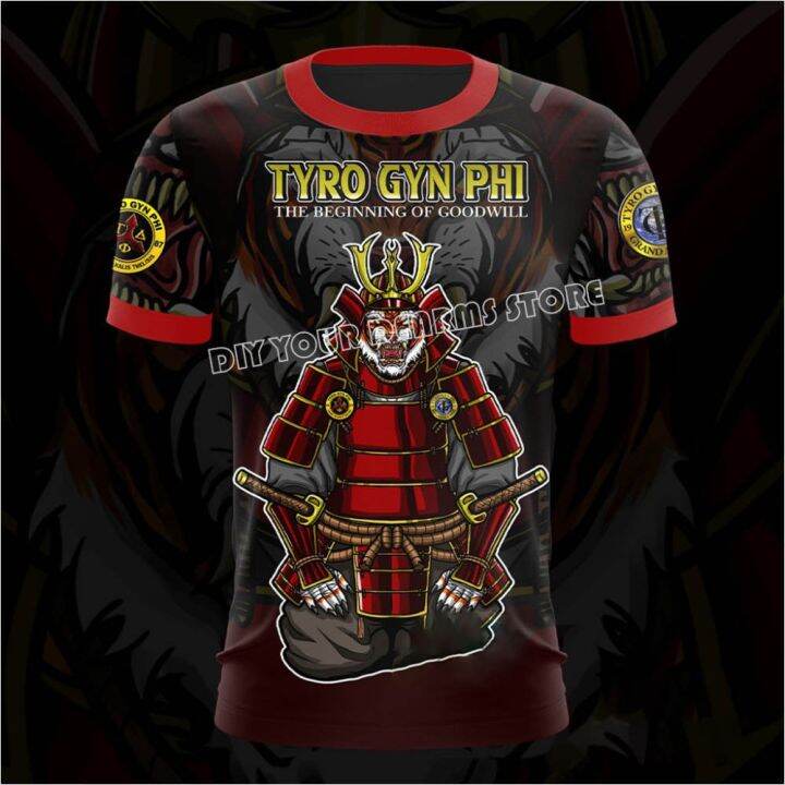 TYRO GYN PHI Warrior Design man shirt | Lazada PH