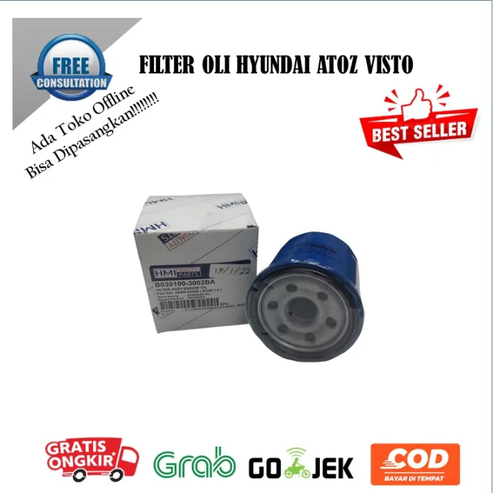 FILTER OLI ATOZ VISTO SARINGAN OLI HYUNDAI ATOZ KIA VISTO | Lazada ...
