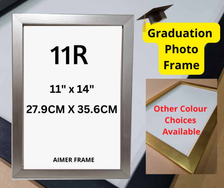 AIMER FRAME GRADUATION PHOTO FRAME 11R GOLD / SILVER / BLACK / DARK ...