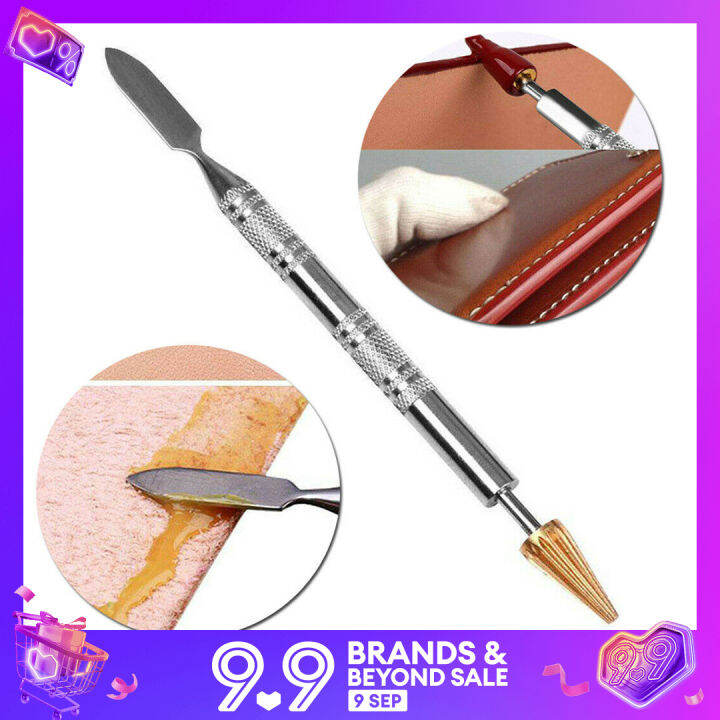 【Ready Stock+HIgh Quality】Leather Edge Oil Pen Top Edge Dye Pencil Tool ...