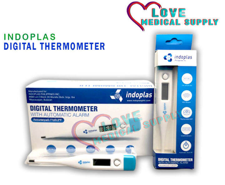 Digital Thermometer INDOPLAS (With Automatic Alarm) | Lazada PH