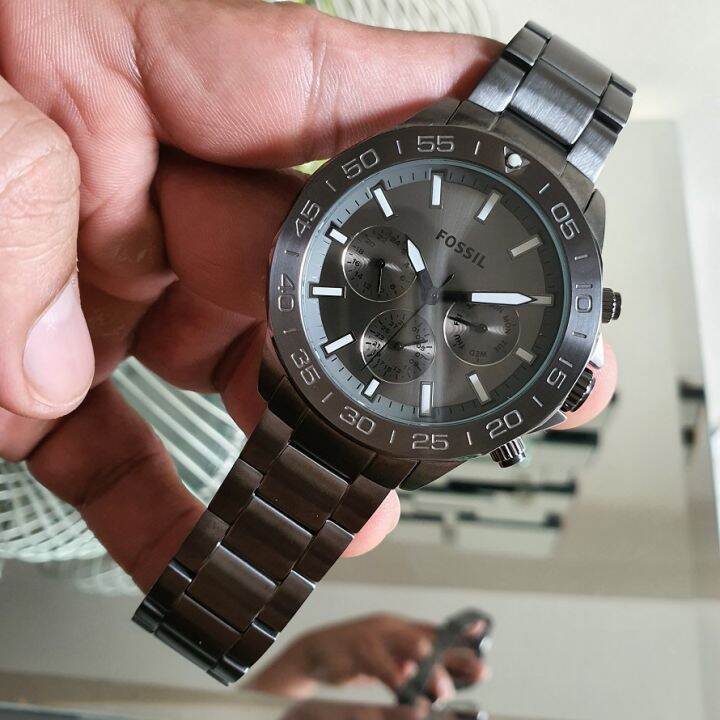 Fossil BQ2491 Bannon Multifunction Smoke Stainless Steel Watch | Lazada PH