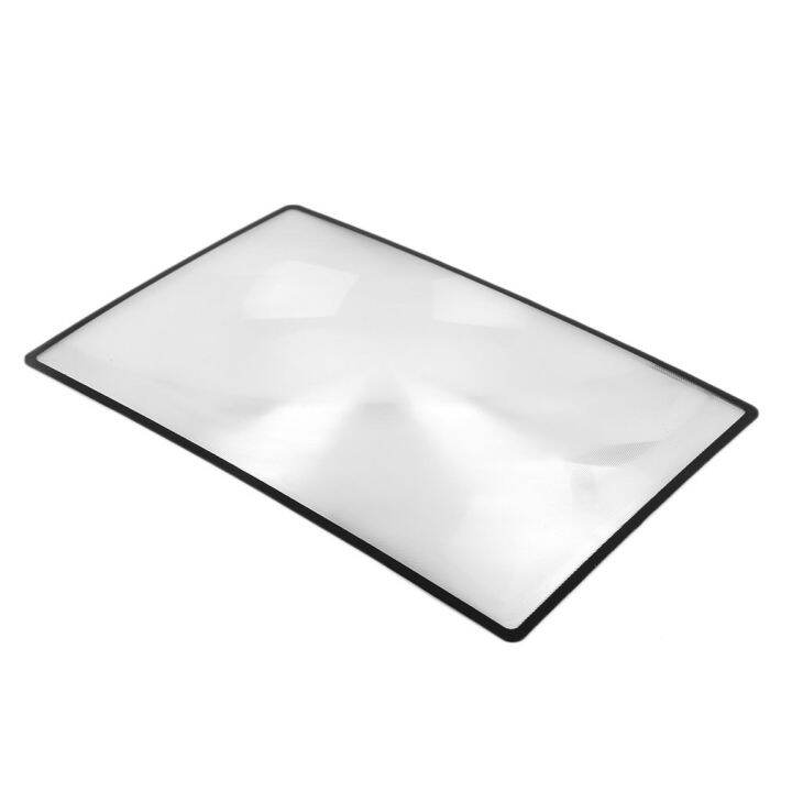 A5 Full Page Large Sheet Magnifier Magnifying Glass Reading Aid Lens ...