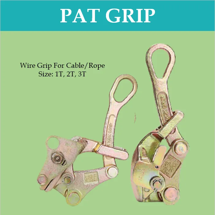 Choice Tools HIGH QUALITY PAT GRIP or come along 1T 2T 3T WIRE ROPE ...