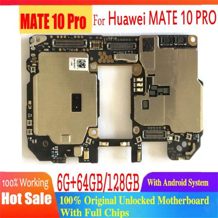Original Work Well Unlocked Motherboard For Huawei Mate 10 Pro Mate10 Pro Mainboard Main ...