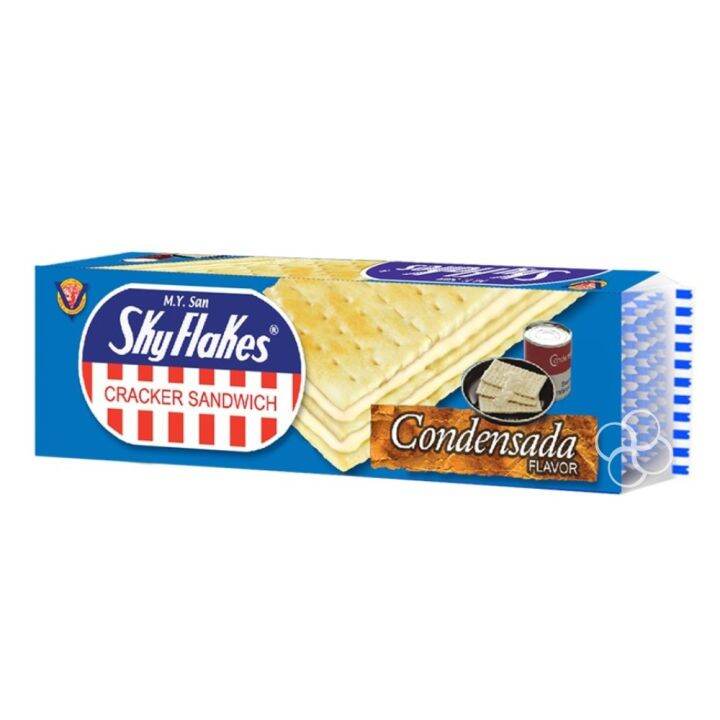 M.Y. San SkyFlakes Condensada Cracker Sandwich 10 x 30g | Lazada PH