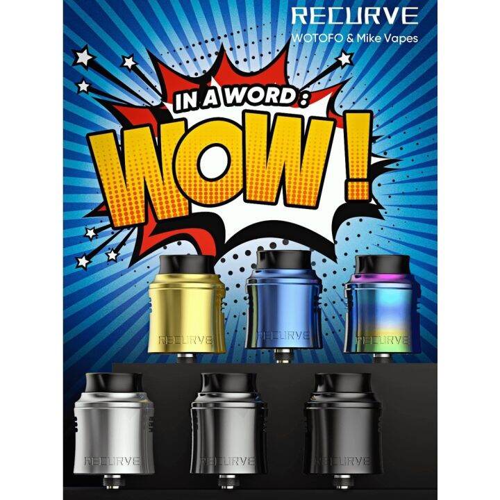 HOT Wotofo Recurve V2 RDA (24.6mm) (Single/Dual) Legit/Authentic ...