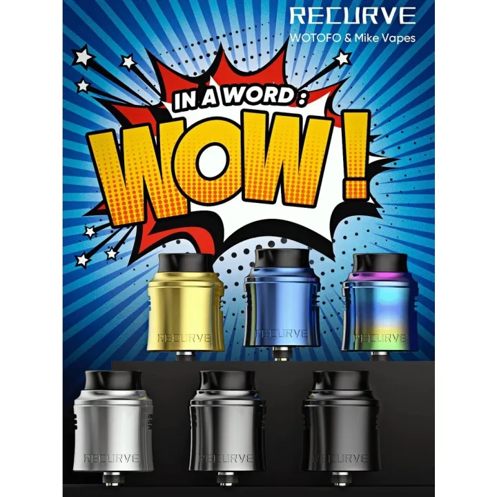 Wotofo Recurve V2 RDA (24.6mm) (Single/Dual) Legit/Authentic/Original ...