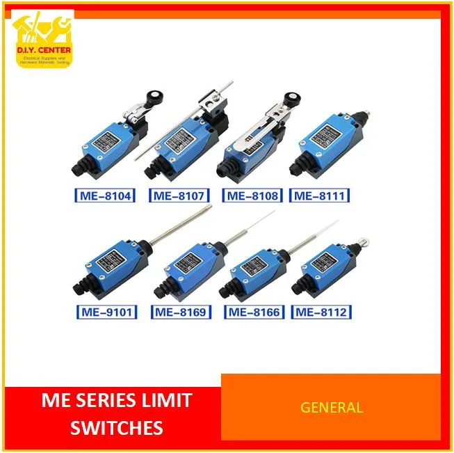Limit Position Switch ME SERIES Models 8104 / 8107 / 8108 / 8111 / 8112 / 8122 / 8166 / 8169 ...