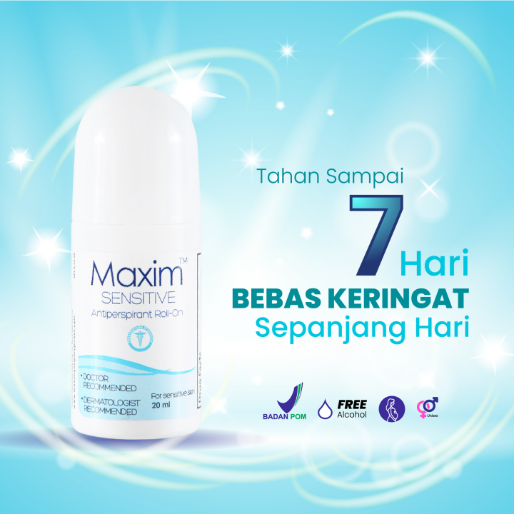 Maxim Antiperspirant Sensitive Roll On 30 ml | Lazada Indonesia