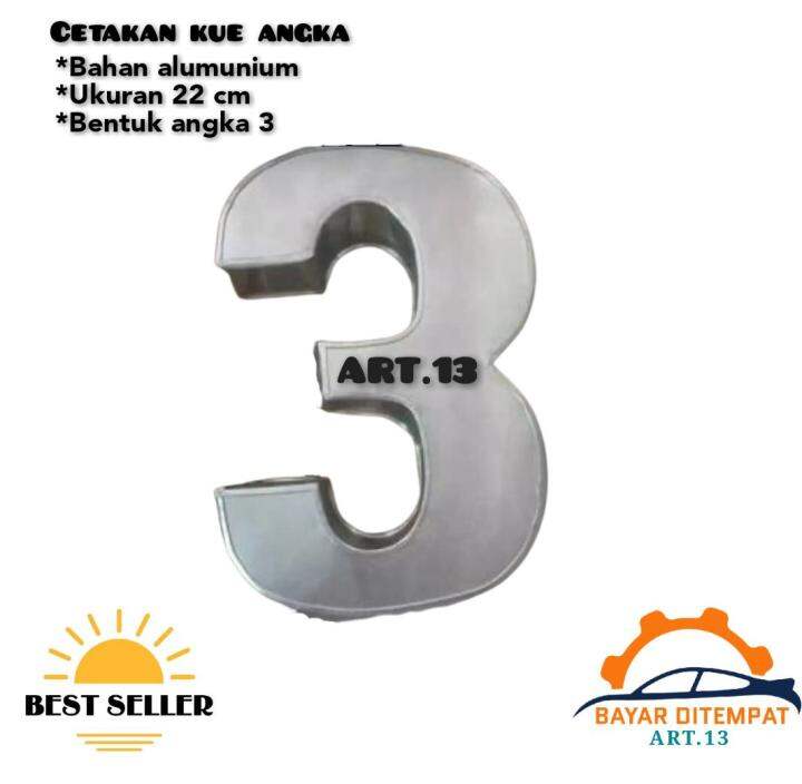 CETAKAN ANGKA 3/LOYANG ANGKA/LOYANG MURAH | Lazada Indonesia
