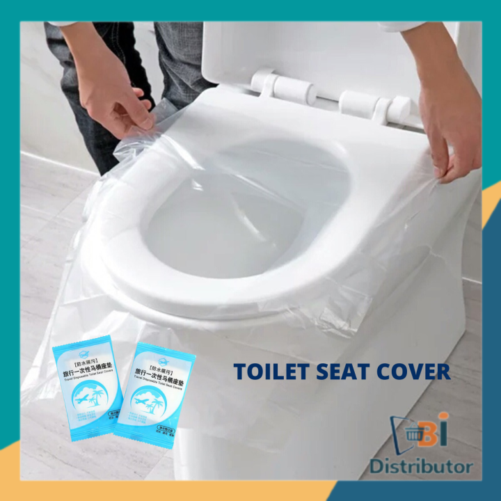 DBI Toilet Seat Cover Alas Duduk Closet Disposable Plastik Tatakan ...