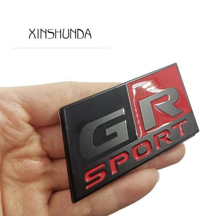 XSD 1 X Metal GR SPORT Logo Car Auto Rear Trunk Emblem Sticker Decal ...