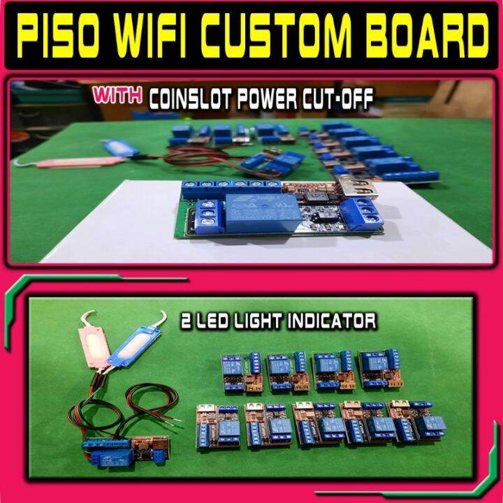 Pisowifi Custom Board Piso wifi Kit Customboard with relay powercutoff ...
