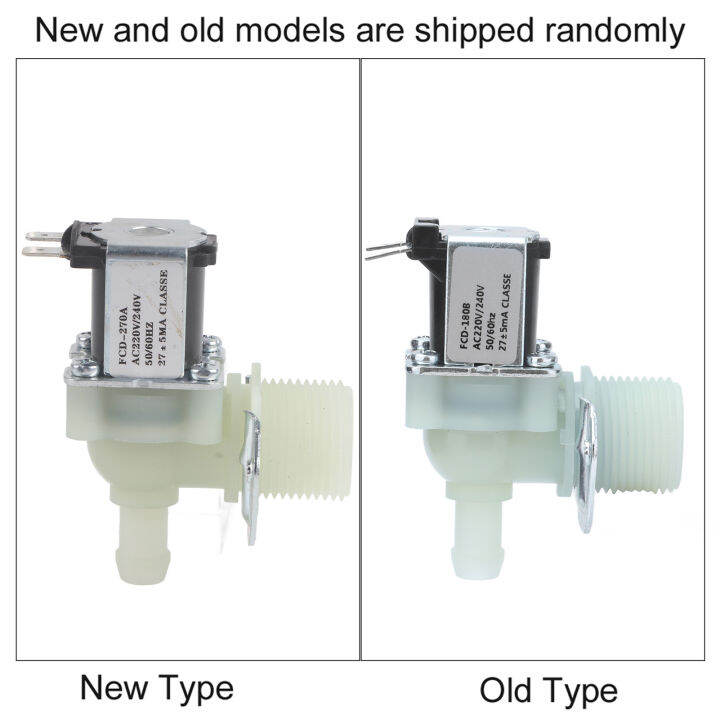 Inlet Water Valve 0.02-0.8Mpa Plastic Solenoid Valves Corrosion Resistant AC220V/240V Compact ...