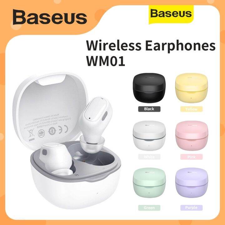 bluetooth earphones Baseus WM01 TWS Bluetooth Earphones Sports Headset ...