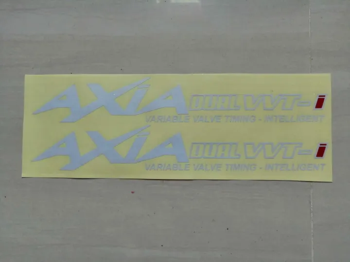 sticker axia dual vvti pantul cahaya | Lazada