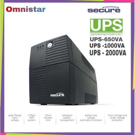 SECURE UPS 650VA 1000VA 2000VA Uninterruptible Power Supply | Lazada PH