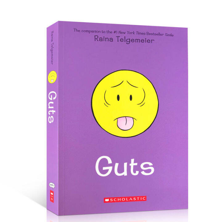English original picture book courage Raina telgemeier: guts children's ...