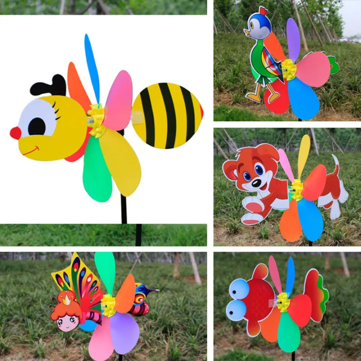 HONG 🔥Ready Stock New Sell 3D Large Animal Bee Windmill Wind Spinner ...