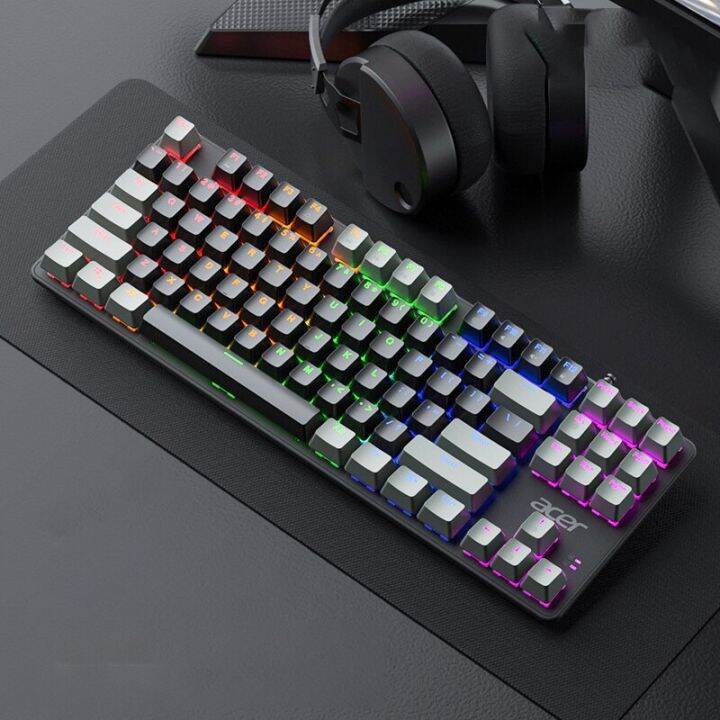 Goldpo USB Mechanical Gaming Keyboard Blue Red Switch DIY Rgb Led ...