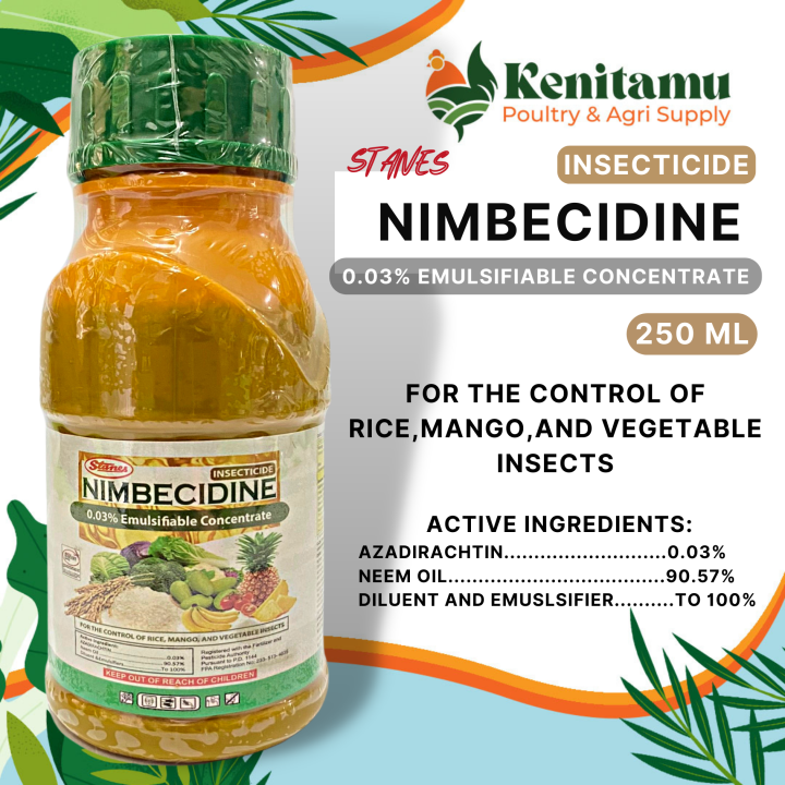 NIMBECIDINE 250ML INSECTICIDE FOR PLANT CARE AND CROPS/ FAST ACTING AND ...