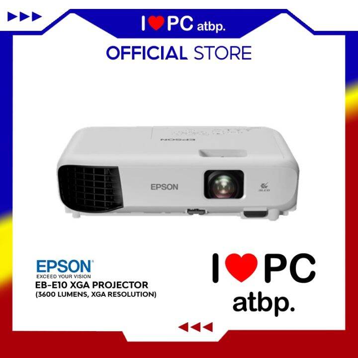 Epson EB-E10 XGA 3LCD Projector (3600 lumens, XGA Resolution) | Lazada PH