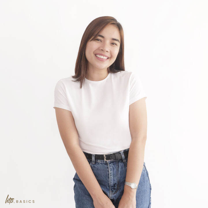 HTP Basics x Basics by Mika | Ricca’s Tee | Slim-Fit Cotton Stretch ...
