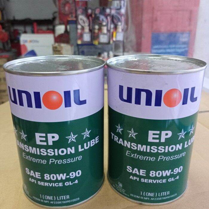 Oli Gear Transmisi Unioil 80W-90 GL-4 kaleng 1Liter. ganti nya 70W-90 ...
