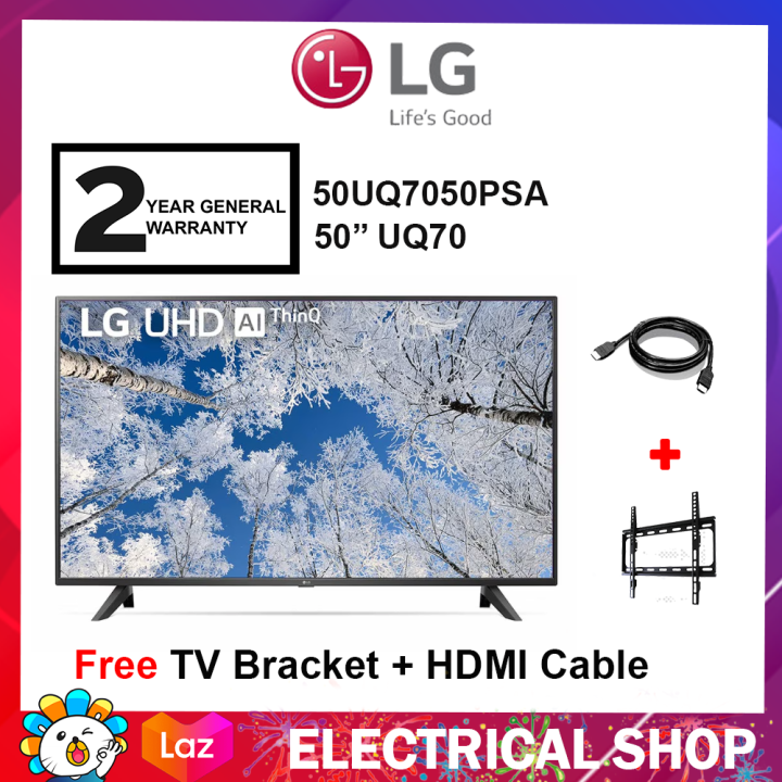 LG 50'' UQ70 50UQ7050PSA HDR10 4k Smart TV (2023)Television (Free TV ...
