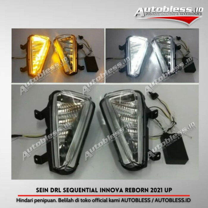 Lampu Sein DRL Sequential LED Innova Reborn Facelift 2021 UP OTOPROJECT ...