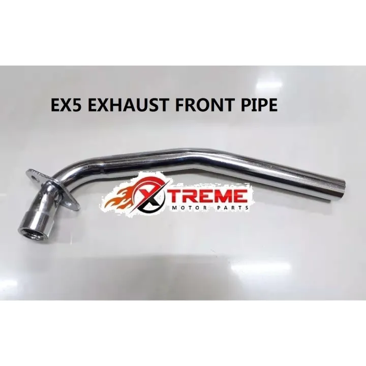 EX5 DREAM RACING FRONT PIPE MUFFLER CHROME ( MANIFOLD ) 28MM MODIFY ...