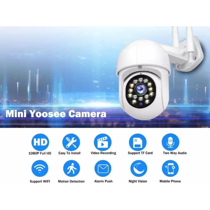 +- พร้อมส่ง++ Yooseeกล้องIP WiFi 1080P --D16A--- Miniกล้องวงจรปิดSmart ...