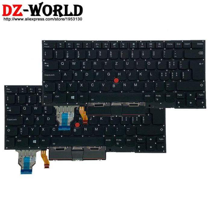New Original CH Swiss Backlit Keyboard for Thinkpad X1 Carbon 7th Gen ...