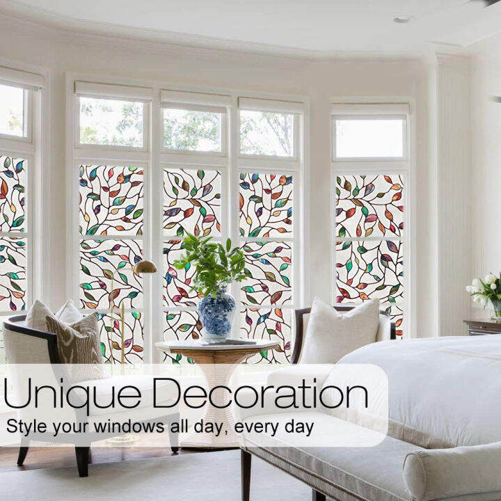 Width 3060 Cm Stained Home Decorative Window Film,H Heat Transfer Vinyl ...