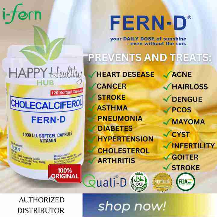 Original Fern D 120 Soft gel Immune Booster Supplement Promotes ...