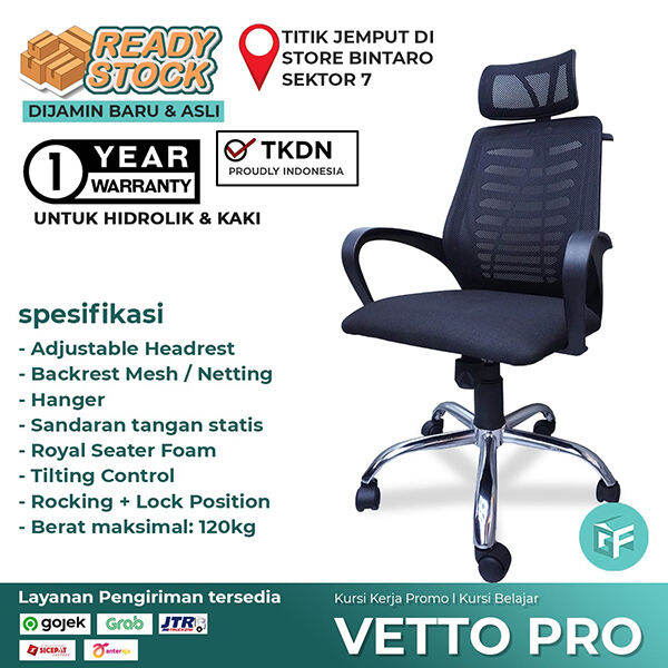 Kursi Kerja Kantor Staff Insperra Vetto Pro | Lazada Indonesia