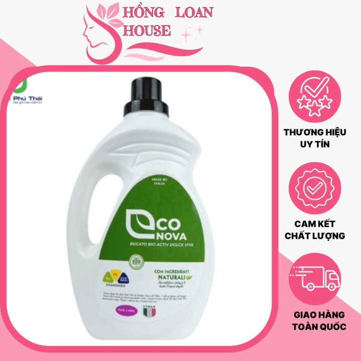 Econova- nước giặt dành cho quần áo sáng màu bucato capi bianchi | Lazada.vn