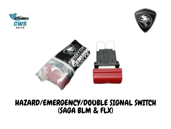 ORIGINAL PROTON GENUINE HAZARD / EMERGENCY / DOUBLE SIGNAL SWITCH FOR ...