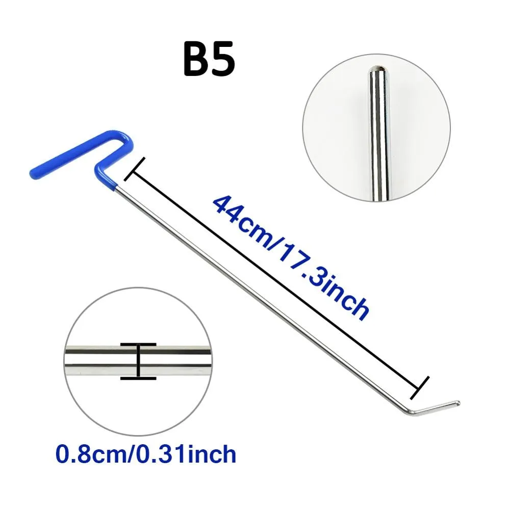 เครื่องมือซ่อมรอยบุบไร้สีสำหรับฤดูใบไม้ผลิ,แท่งเหล็กชุดซ่อมรอยบุบพร้อม ...