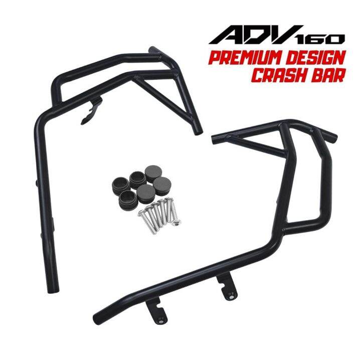 Honda ADV160 Heavy Duty Premium Design Crash Bar Frame Solid Strong Harden anodized Perfect ...