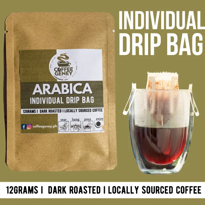 Individual Coffee Drip Bag (12Grams, Classic & Flavored Coffee) | Lazada PH