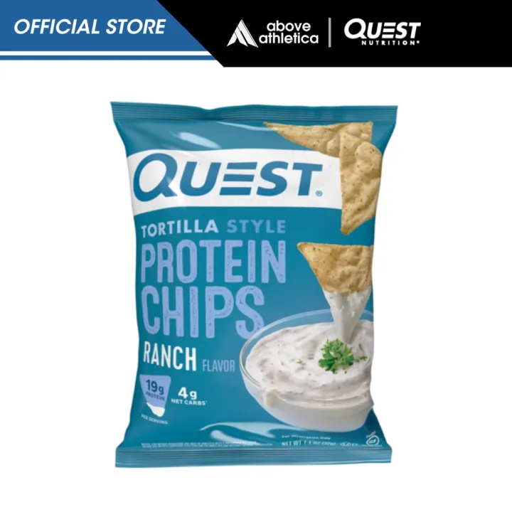Quest Tortilla Style Protein Chips, Ranch Flavor, Low Carb, Keto ...